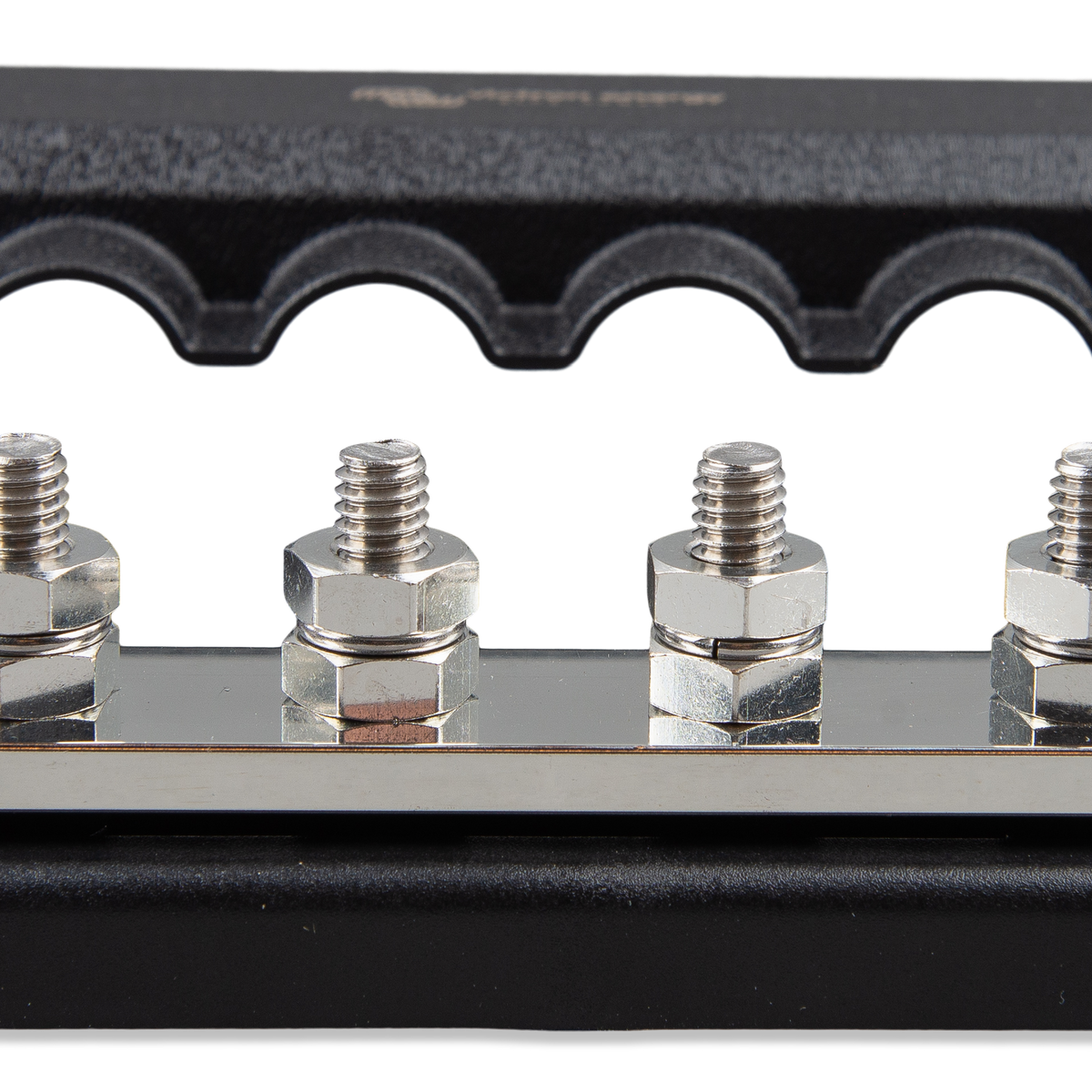 Busbar 250A 2P avec 6vis plus protection – Ecolodis